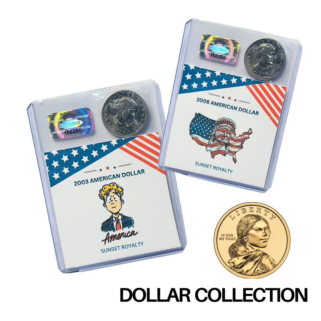 Full Dollar Coin Card Collection | Sunset Royalty